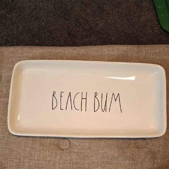 Rae Dunn | Dining | Rae Dunn Ceramic Beach Bum Tray | Poshmark